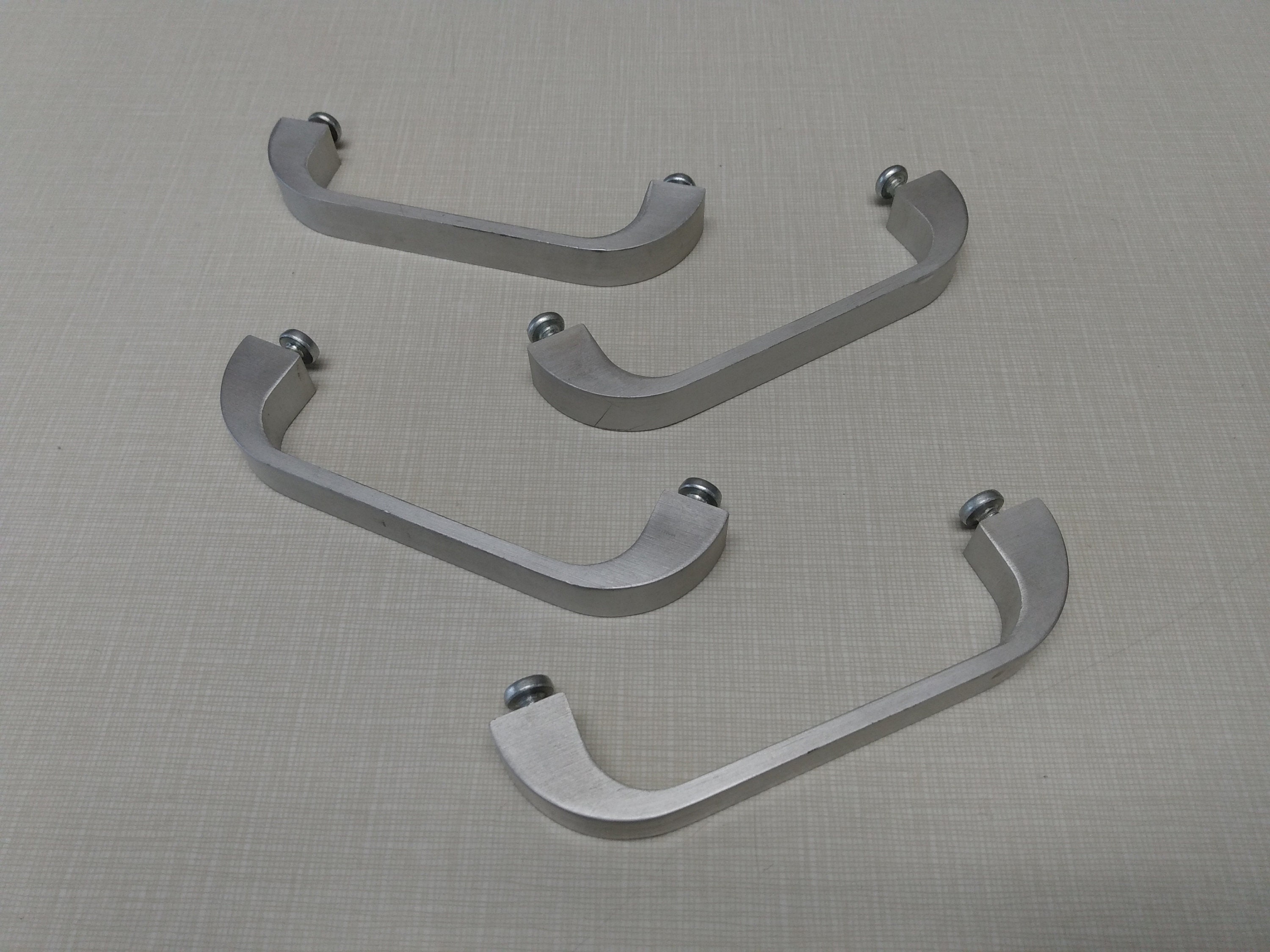 Vintage Steelcase Aluminum Handles, Light Brushed Finish, for Drawers ...