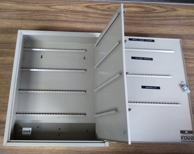 Lockable Key Cabinet by Kekab, All Metal, Holds Hundreds of Keys, Comes ...