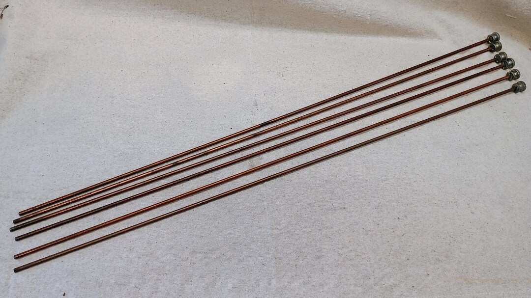 Vintage File Rods From Old STEEL-AGE File Cabinets, File Cabinet Rods ...