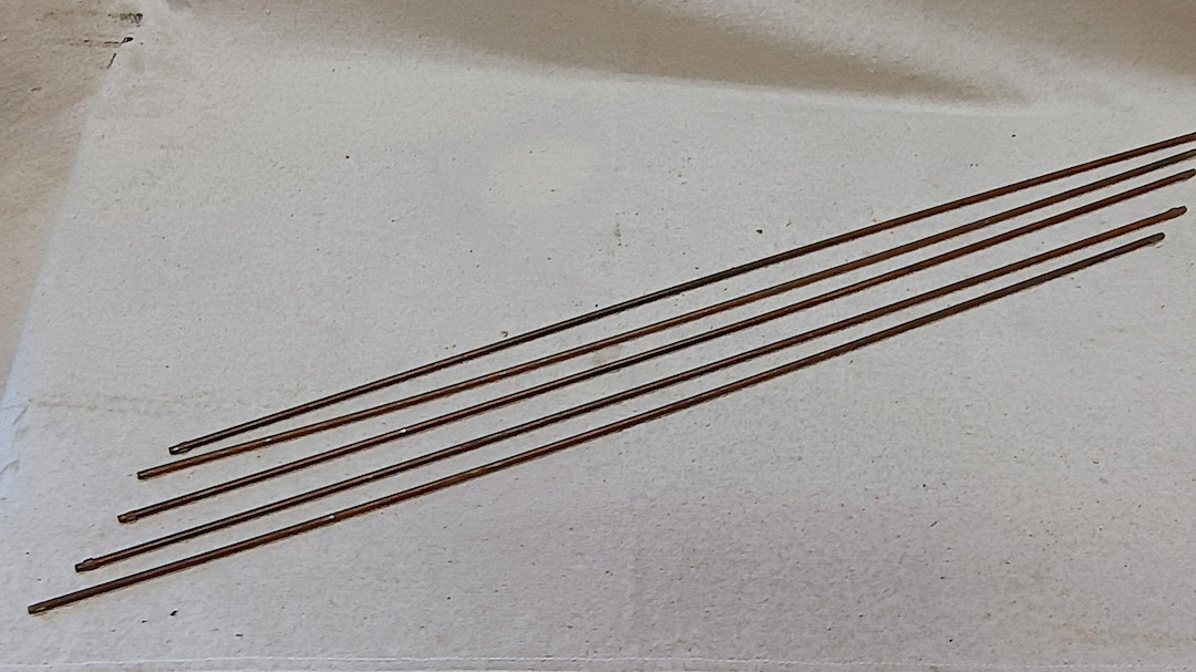 LOT of (4) File Rods From Vintage File Cabinets, File Cabinet Rods ...