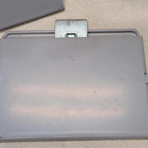 Old Steelcase File Cabinet Follower Blocks, Original Grey Finish, File ...