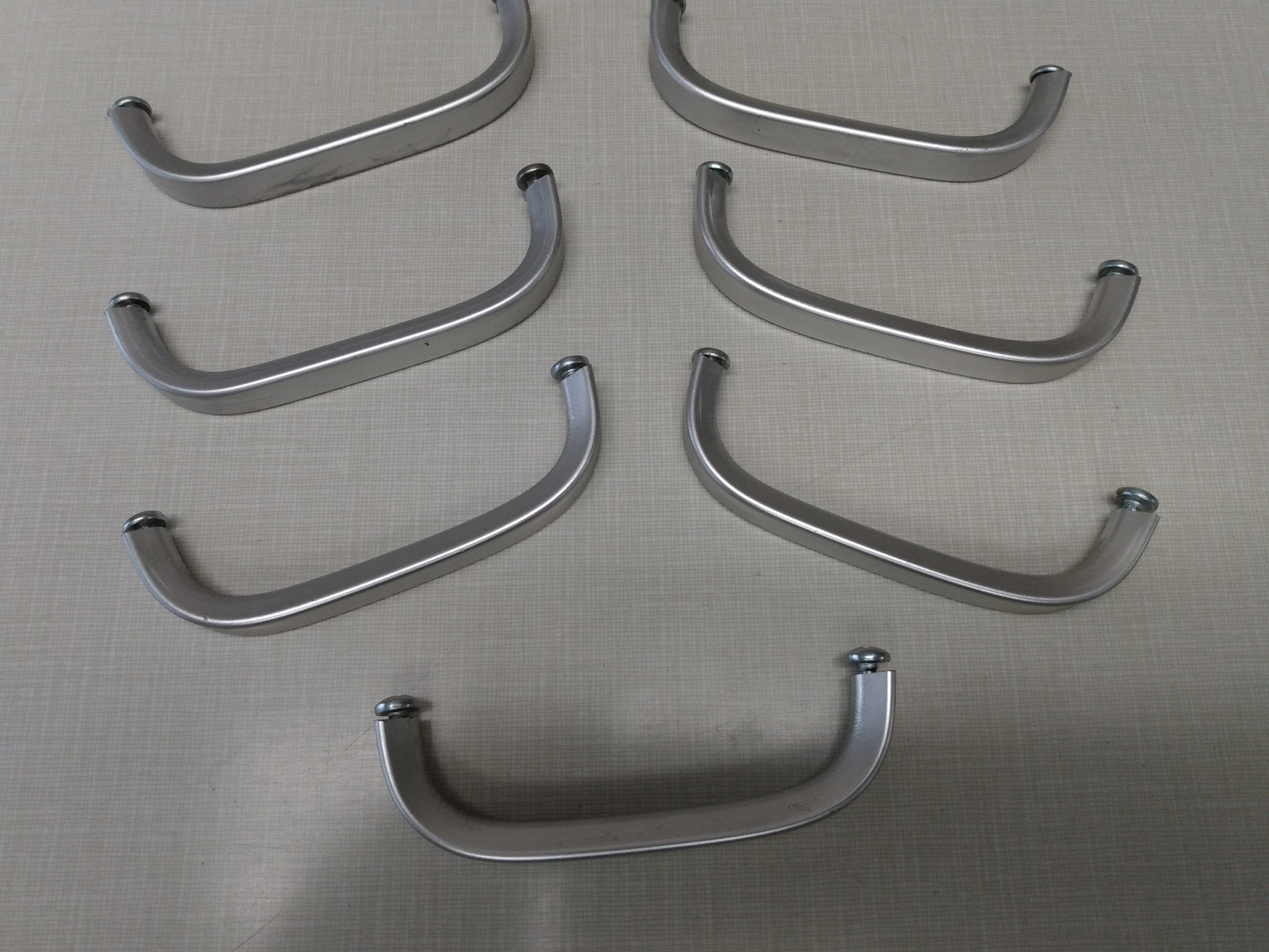 Old Steelcase Aluminum Handles, Smooth Finish, for Drawers or Doors, 3 ...
