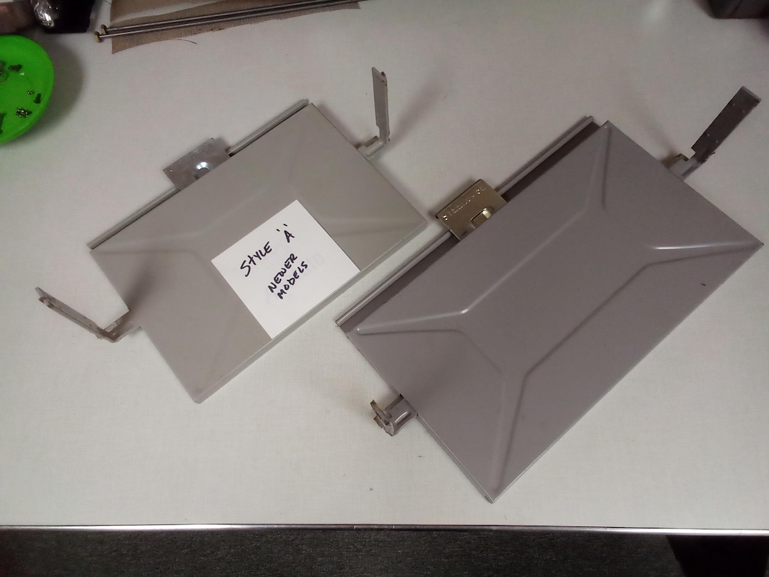 Old Steelcase File Cabinet Follower Blocks, Original Grey Finish, File ...