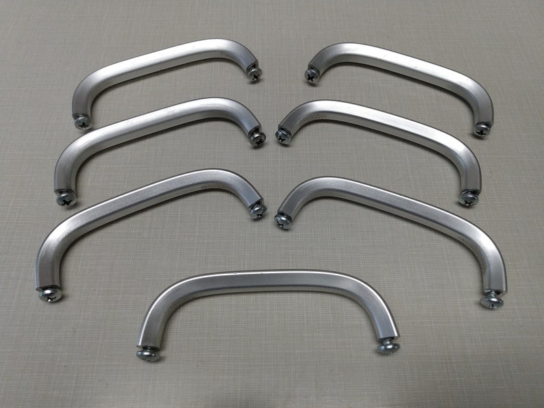 Old Steelcase Aluminum Handles, Smooth Finish, for Drawers or Doors, 3 ...