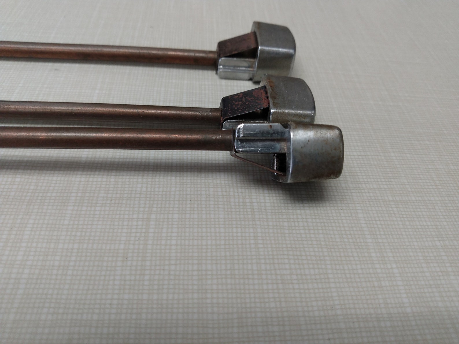 LOT 1-1, Vintage File Cabinet File Rods, Cabinet Rods, Push-in File ...