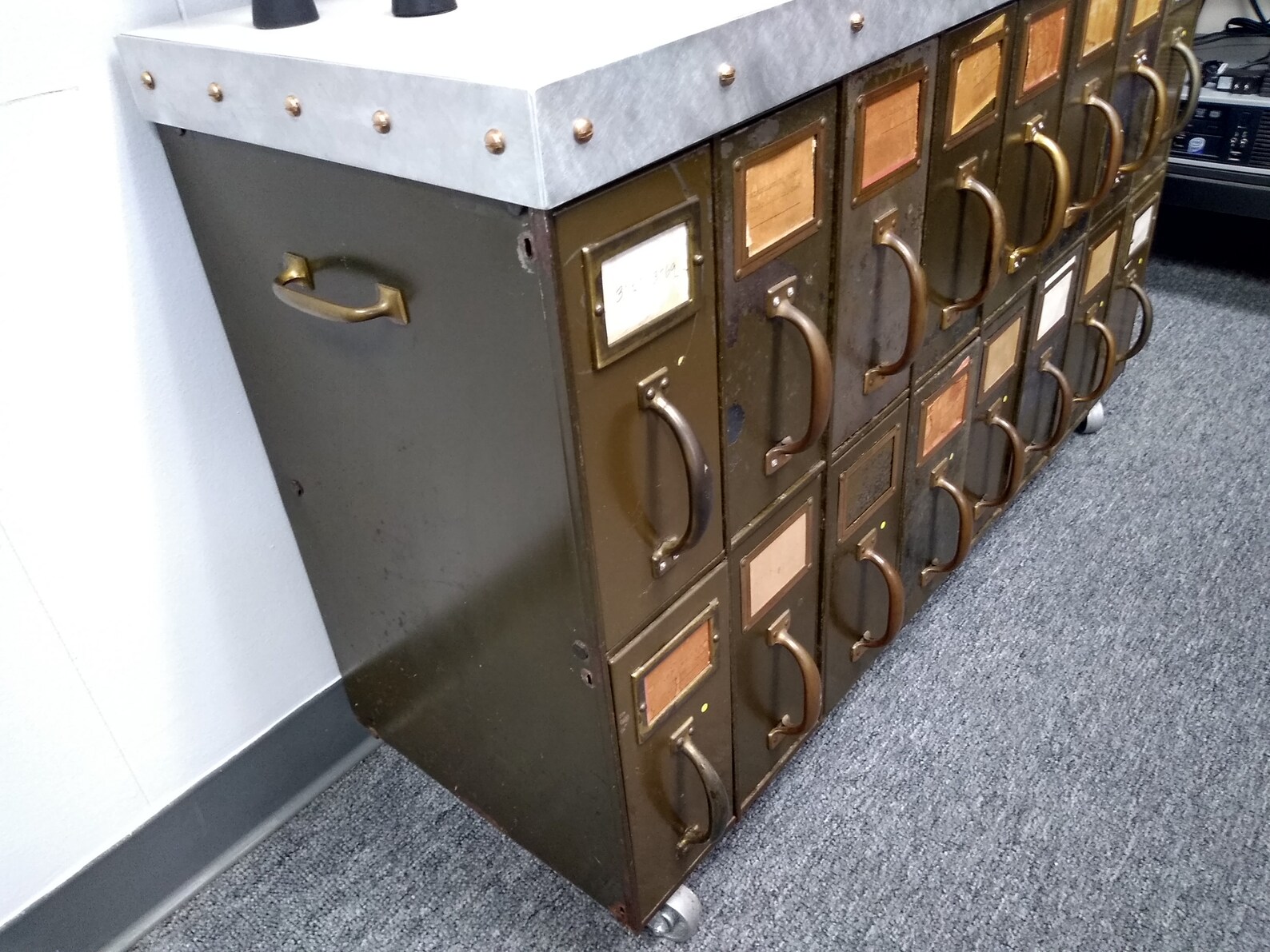 Antique Trifold File Cabinet Side Table, LOCAL P/U ONLY, Cabinet From ...