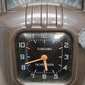 Vintage Sangamo Tachograph, Used Unit as Shown, Brown Finish, Clock ...