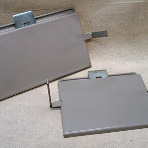 Old Steelcase File Cabinet Follower Blocks, Original Grey Finish, File ...