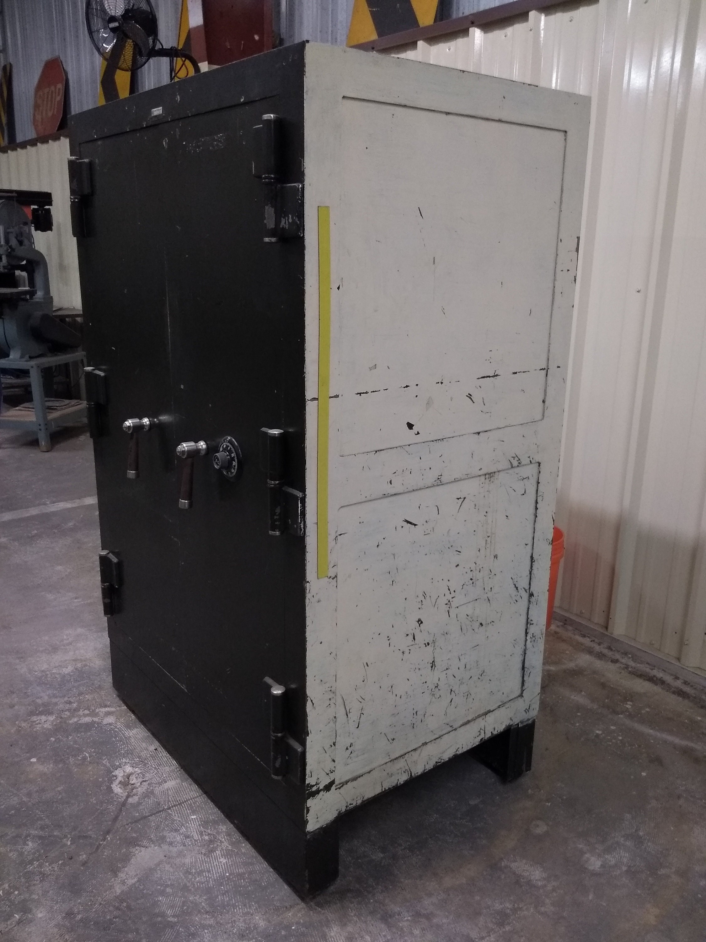 Vintage Safe Double Door With Shelves Vertical Files & Inner - Etsy