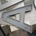 Salvage Building Sign Letters, Cast Aluminum Letters, 12-inches Tall ...