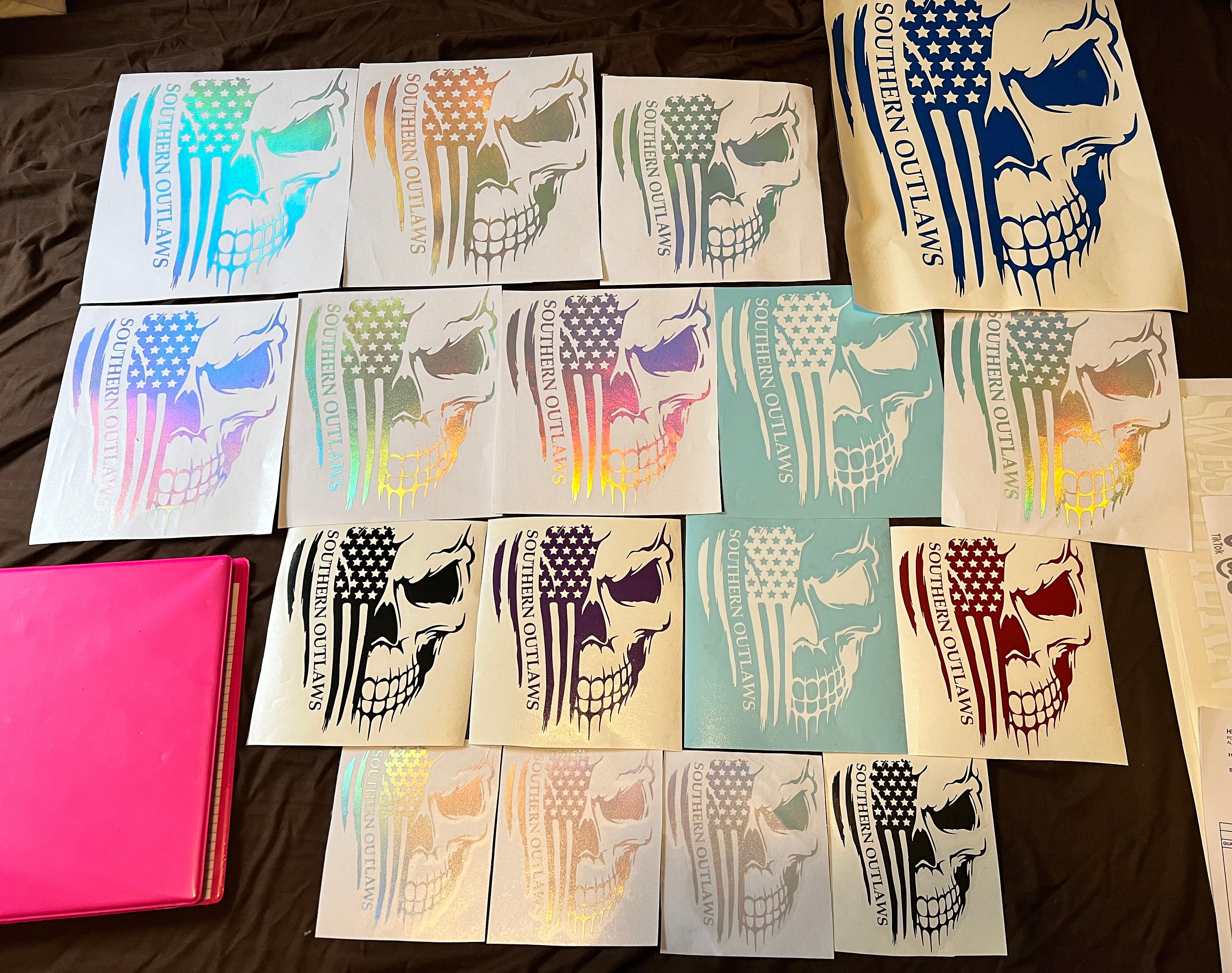 Club Skull Decal - Etsy