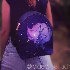 Handmade Moon Fox Backpack for Women • Perfect Gift for Fox Lovers and ...