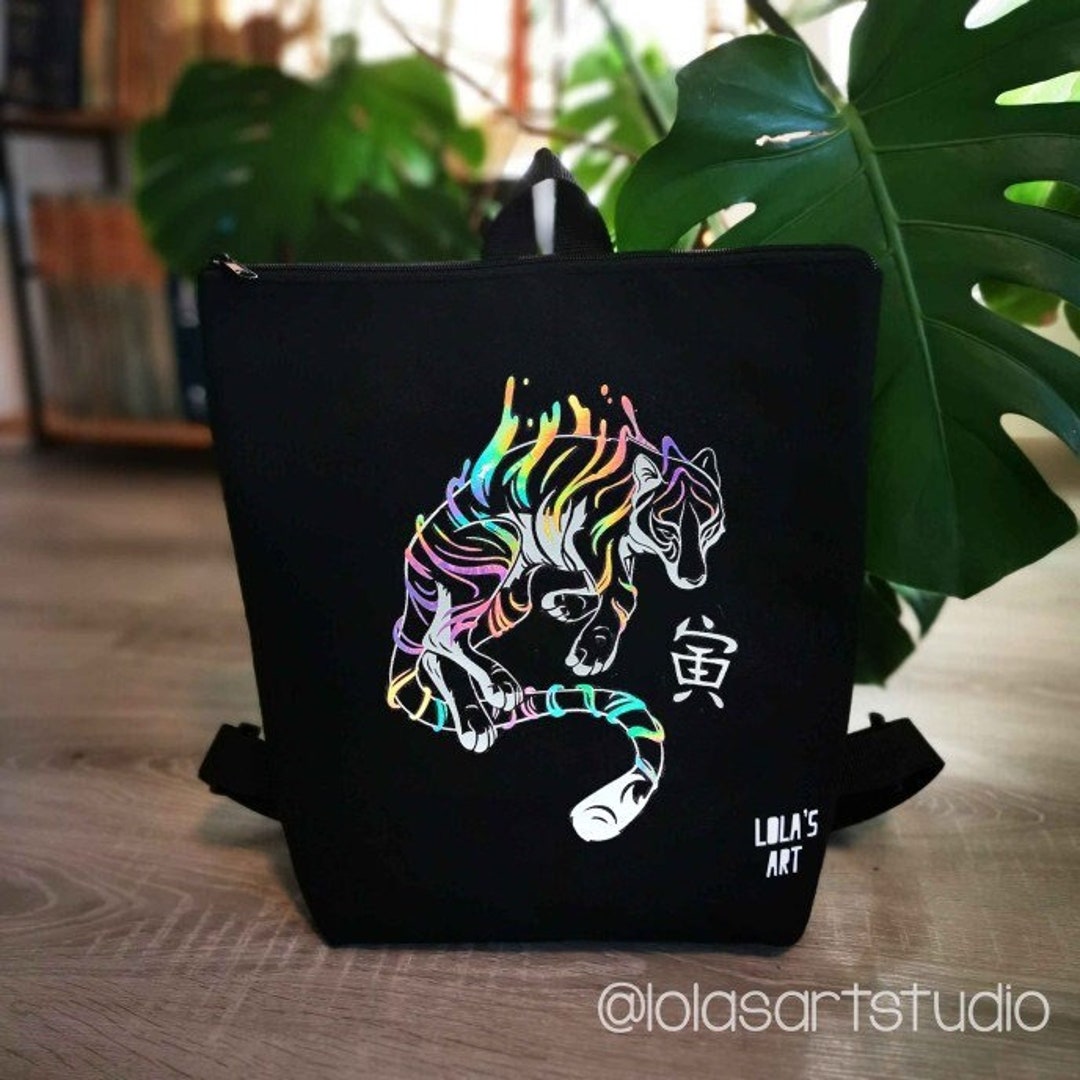 Roar in Style: Handmade Tiger Backpack for Women • Perfect Gift for Her ...