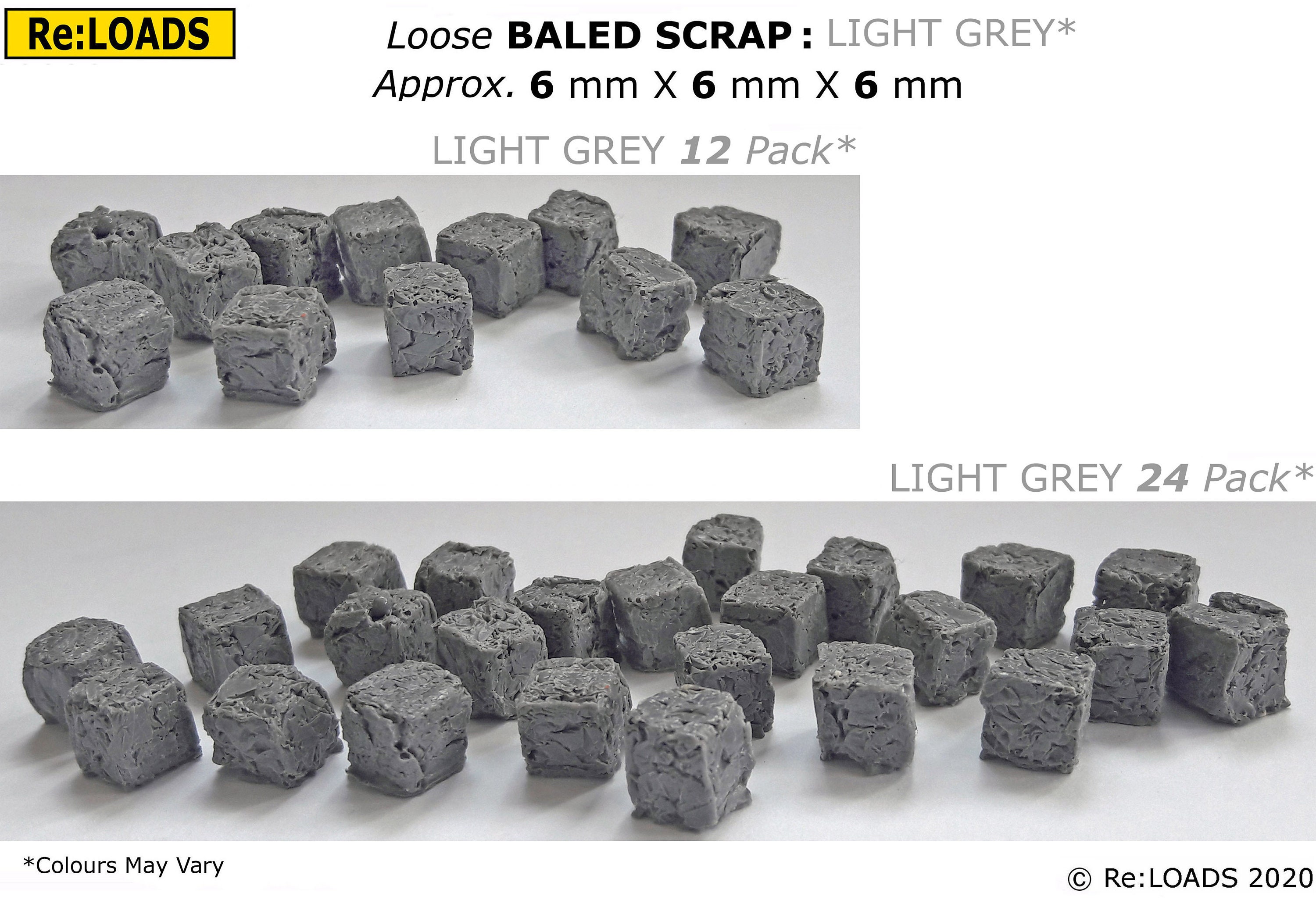 Crushed Baled 'Scrap Metal' 6 mm Loose Bales N | Etsy