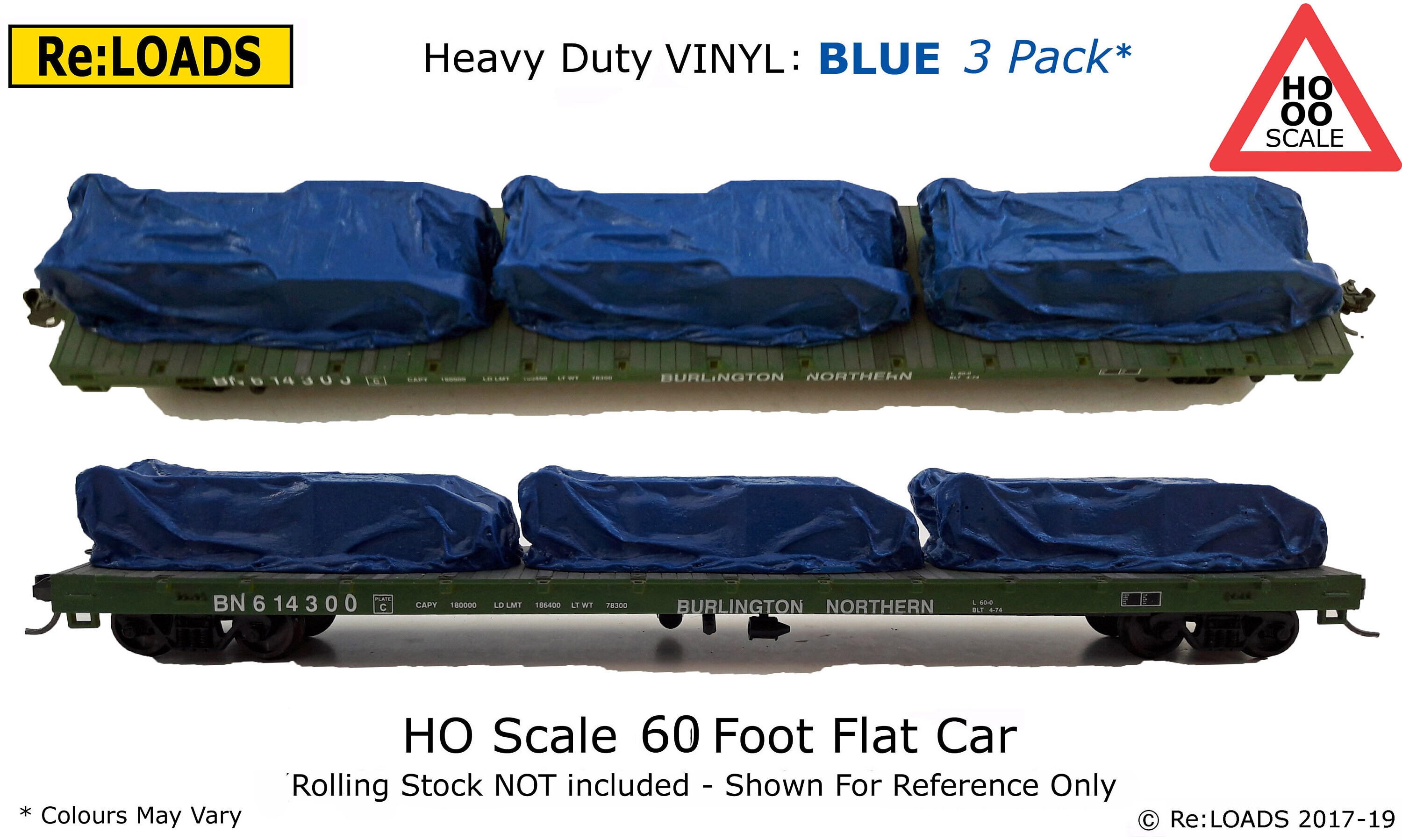 BLUE & Fades 'vinyl' Tarped Covered Sheeted Machinery Chassis Model ...