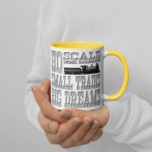 HO Scale Trains Model Railroad Mug Train Gift, HO Train Accessories ...