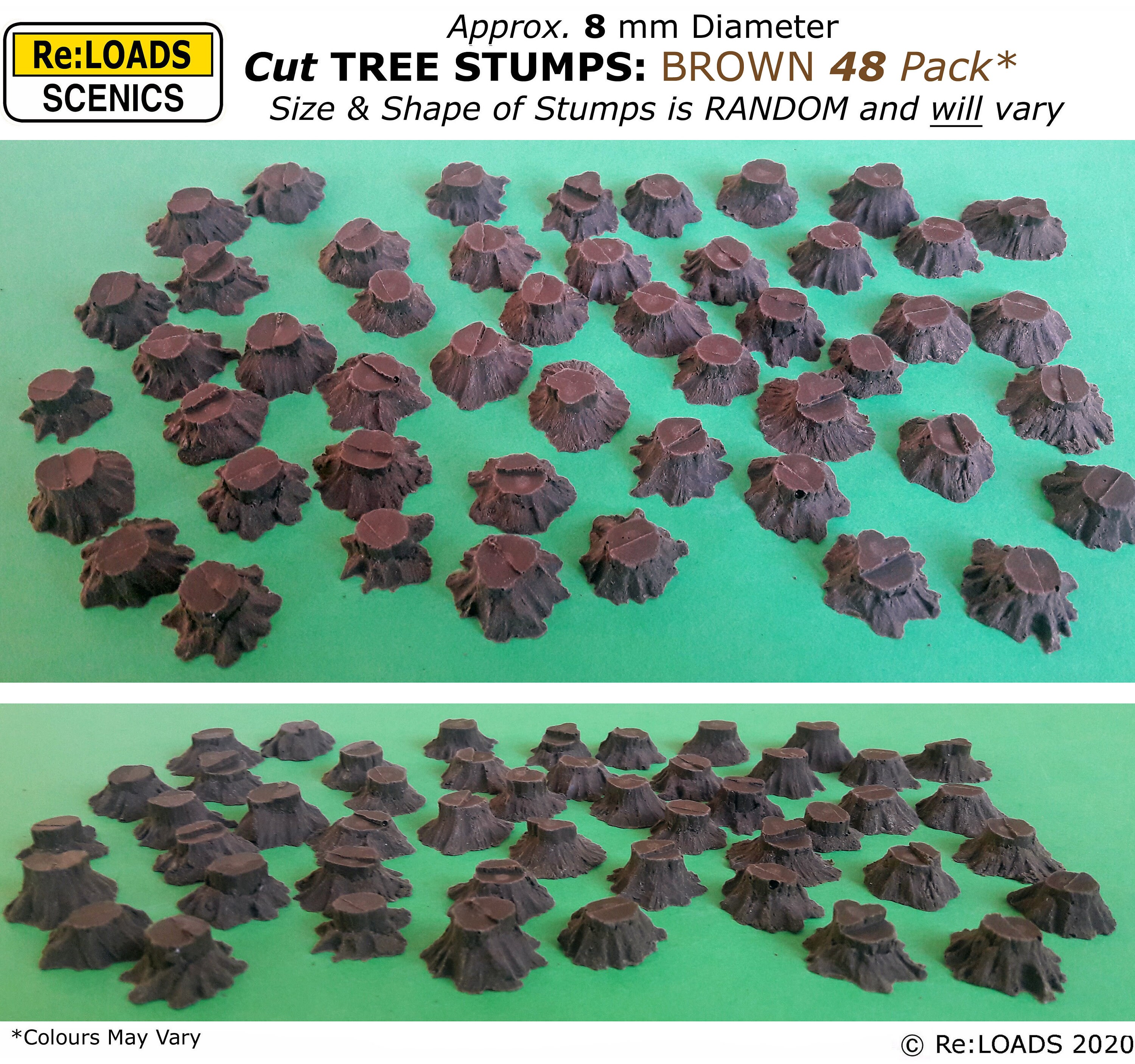 Cut Sawn Tree Stumps BROWN 8mm Diameter Trunk HO / OO Scale - Etsy