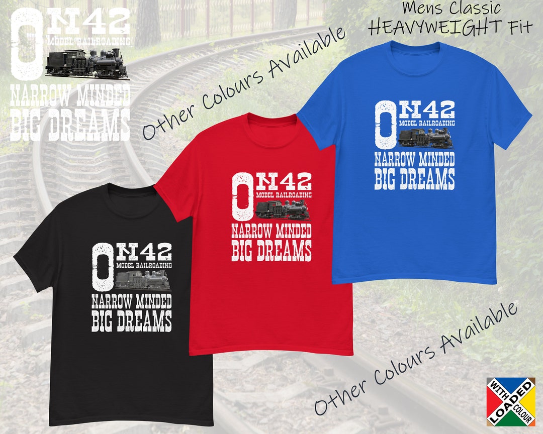 0 Scale Trains Shirt On42 Narrow Gauge Model Train Gift, 0 Scale Train ...