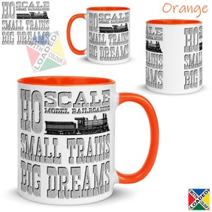 HO Scale Trains Model Railroad Mug Train Gift, HO Train Accessories ...