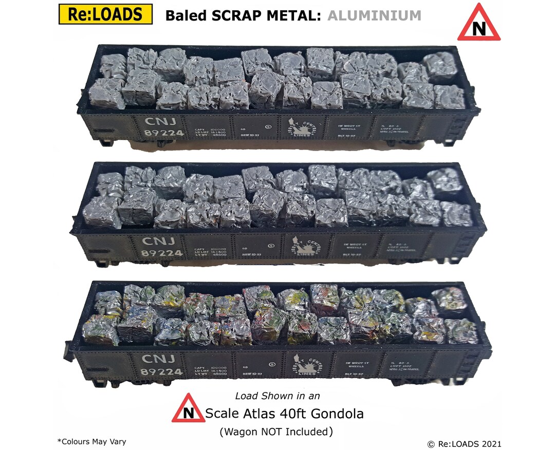 Crushed Baled Scrap Loads ALUMINUM ALUMINIUM Loads for Atlas - Etsy