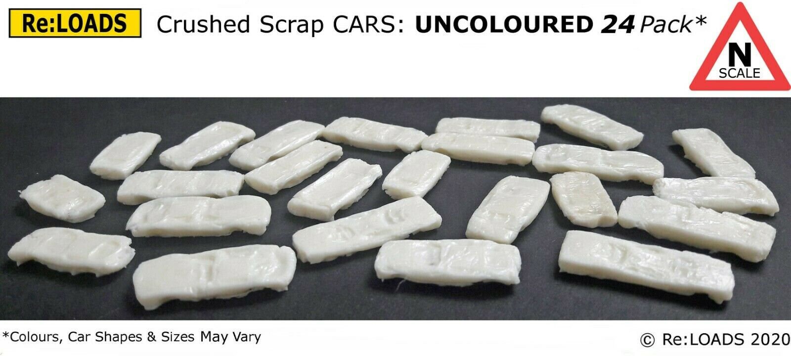 N Scale SCRAP CARS N Scale Vehicles Model Railroad N Scale Loads for ...