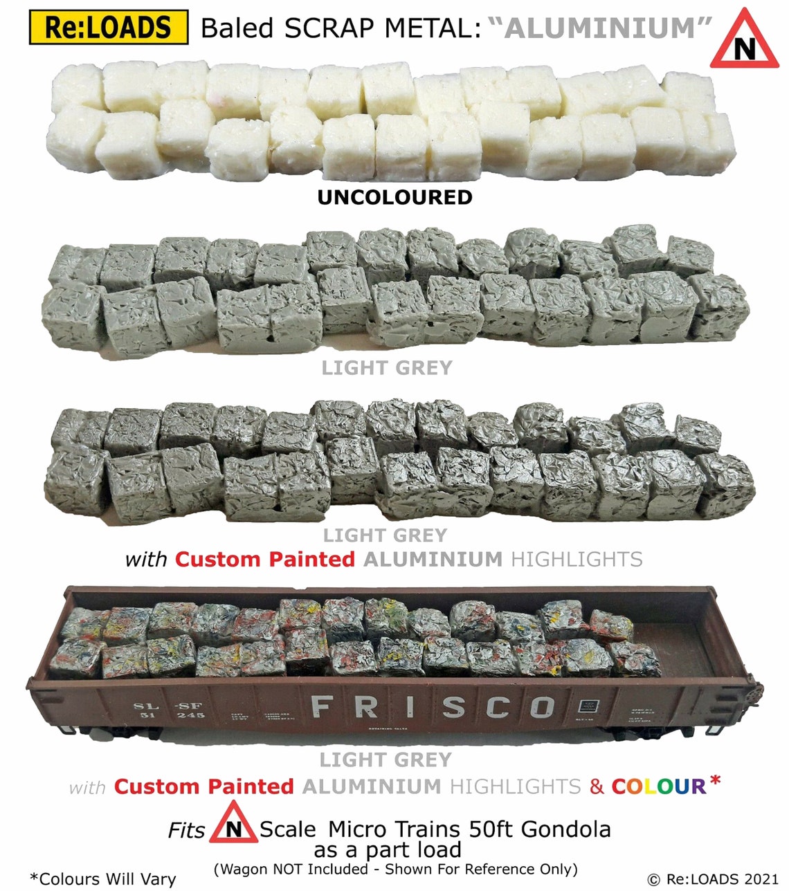 Crushed Baled Scrap Metal ALUMINIUM / Aluminum Loads for - Etsy UK