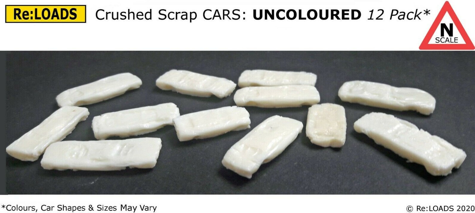 N Scale SCRAP CARS N Scale Vehicles Model Railroad N Scale Loads for ...