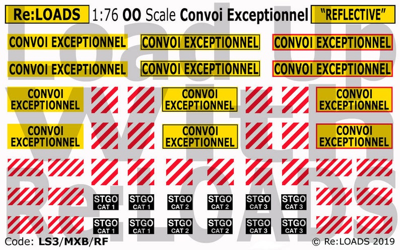 Ho/oo Scale UK, French, European Convoi Exceptionnel Load & Vehicle ...