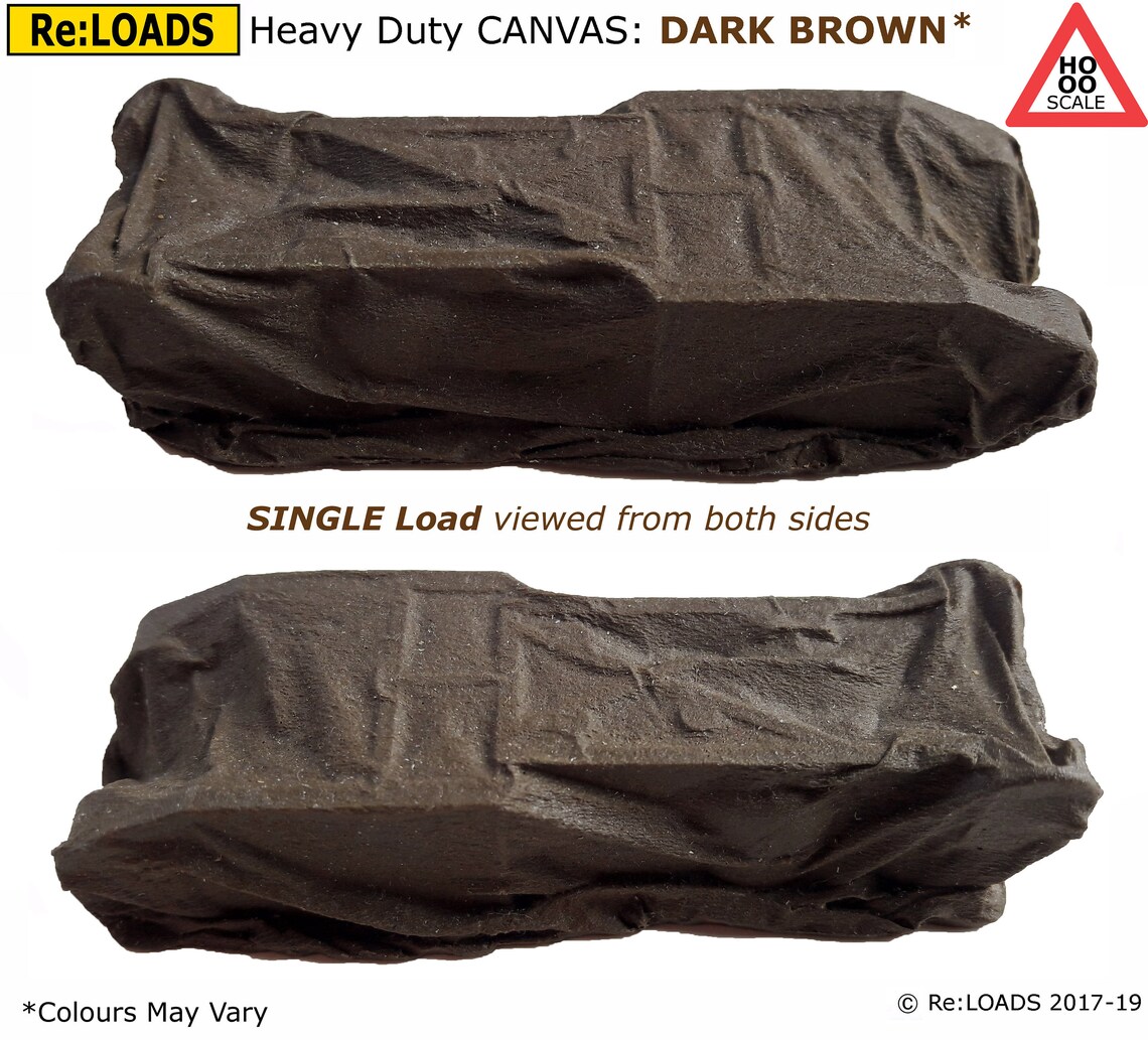 Dark BROWN & Fades 'canvas' Tarped Covered Sheeted | Etsy