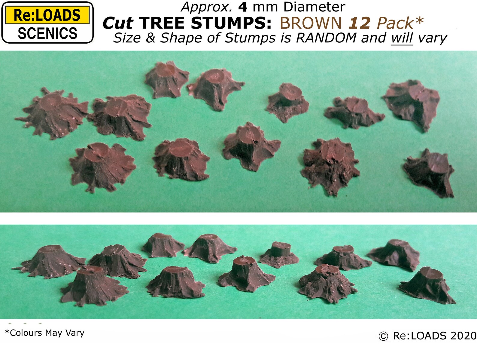 Cut Sawn Tree Stumps BROWN 8mm Diameter Trunk HO / OO Scale - Etsy