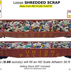 SHREDDED SCRAP for HO Scale Model Railroad Loads, Oo Model Railway ...