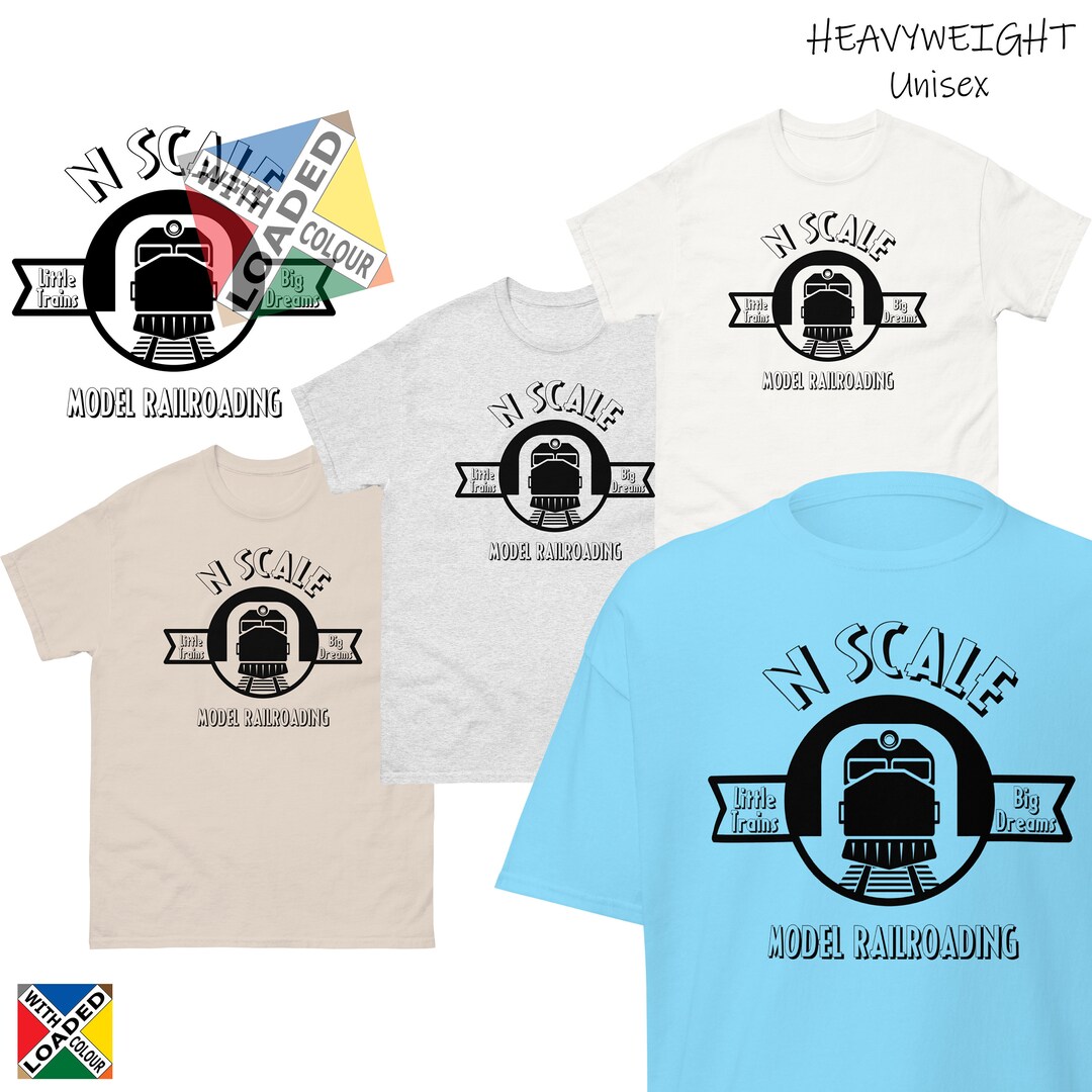 N Scale Trains Shirt N Scale Train Model Railroad T Shirts Train Shirts ...