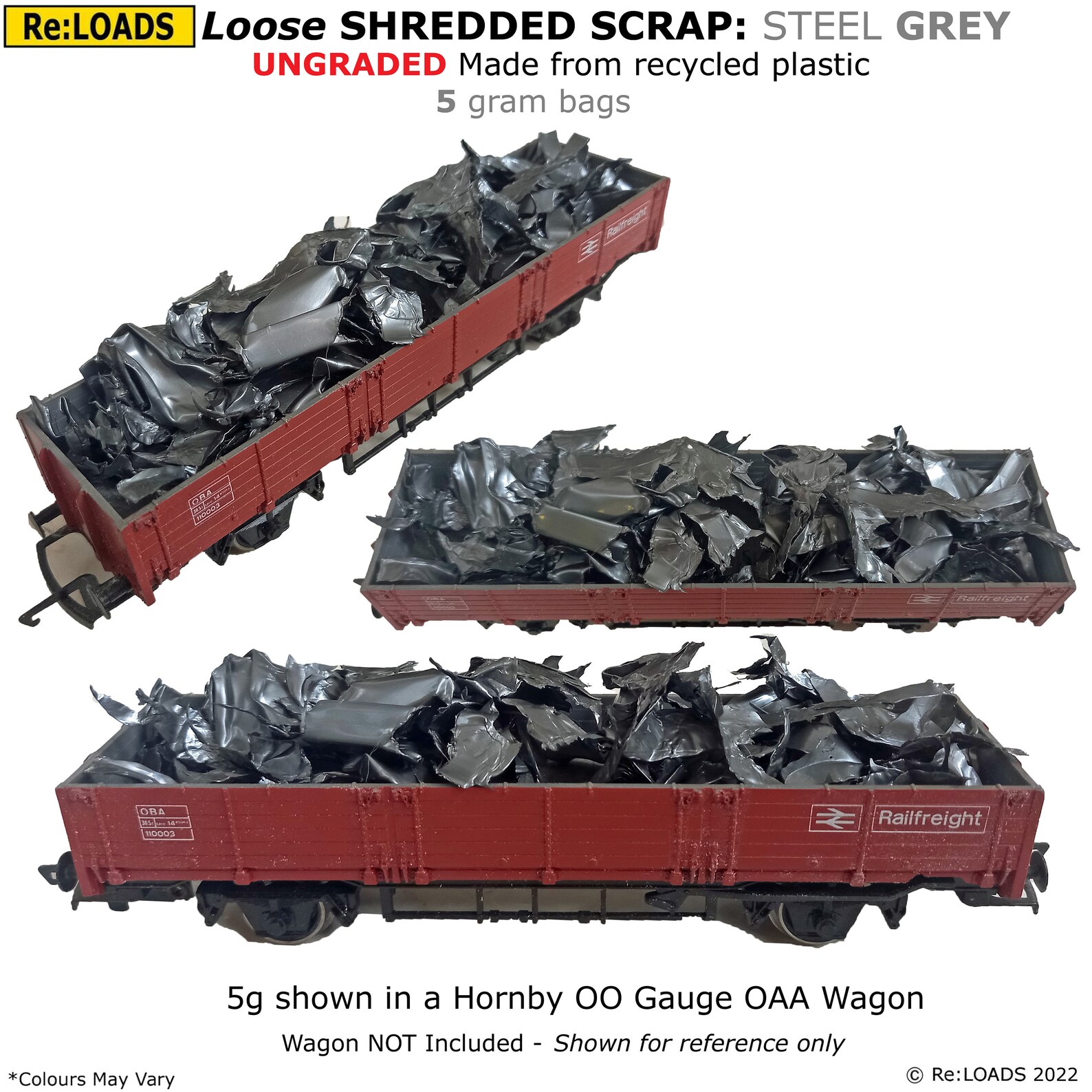 SHREDDED SCRAP for HO Scale Model Railroad Loads Oo Model - Etsy