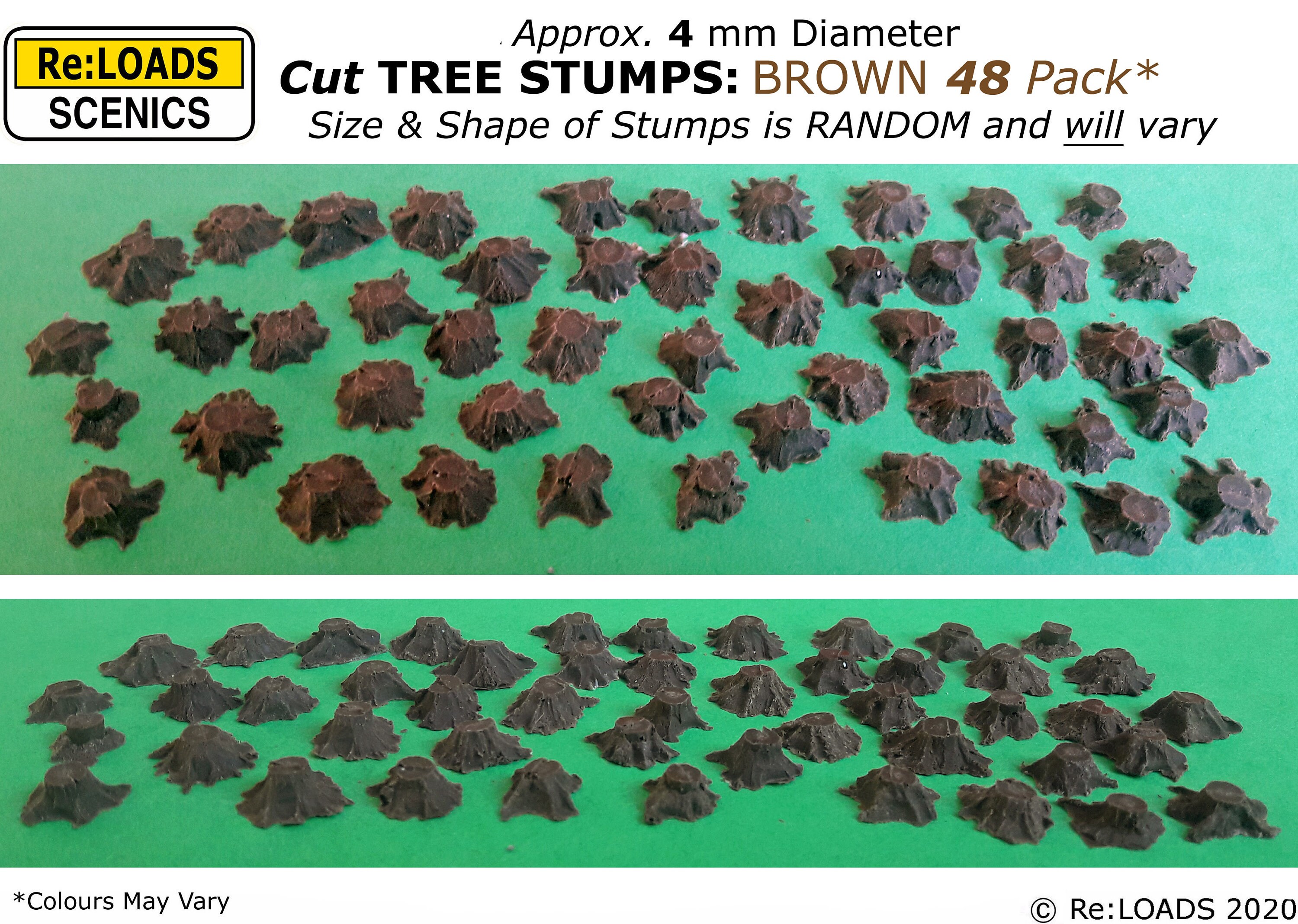 Cut Sawn TREE STUMPS 4mm Diameter Trunk BROWN N Scale / N | Etsy