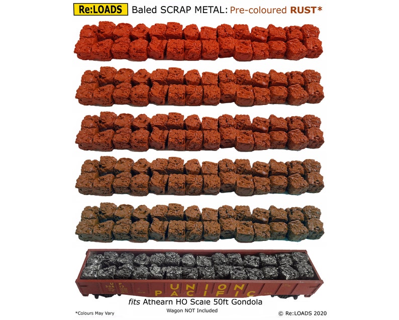 H0 Scale Model Railroad Model Railway SCRAP Load, HO Scale Train ...