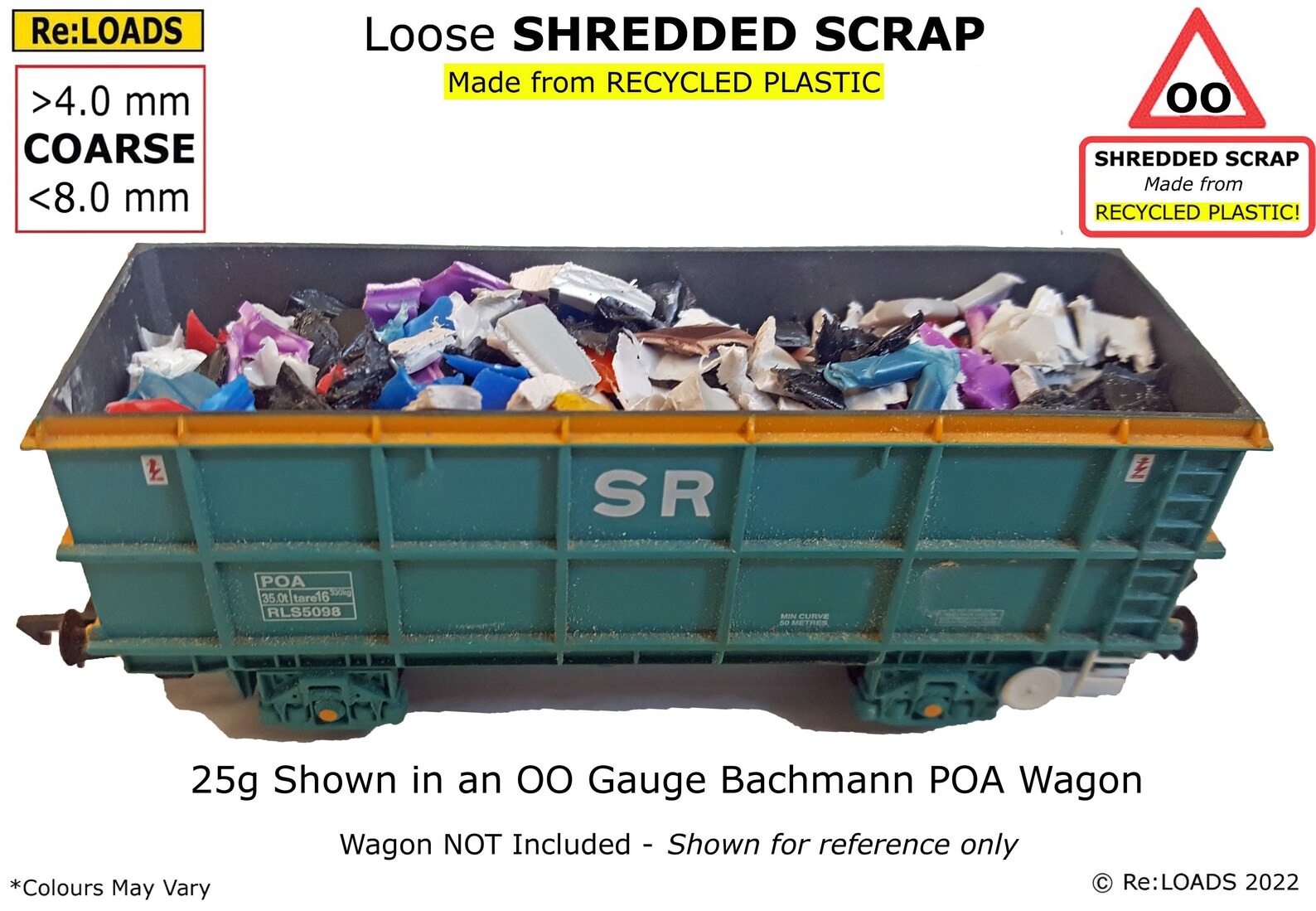 SHREDDED SCRAP for HO Scale Model Railroad Loads Oo Model - Etsy