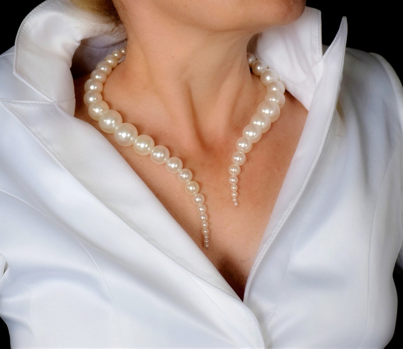 Unique Statement Necklace Beaded Necklace Collar Necklace - Etsy