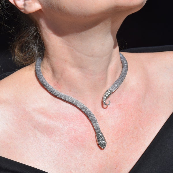 Snake Necklace - Etsy