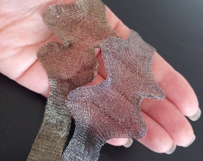 Titanium Tubular Mesh Ribbon Mesh Wire Titanium Mesh Wire Lace Silver ...