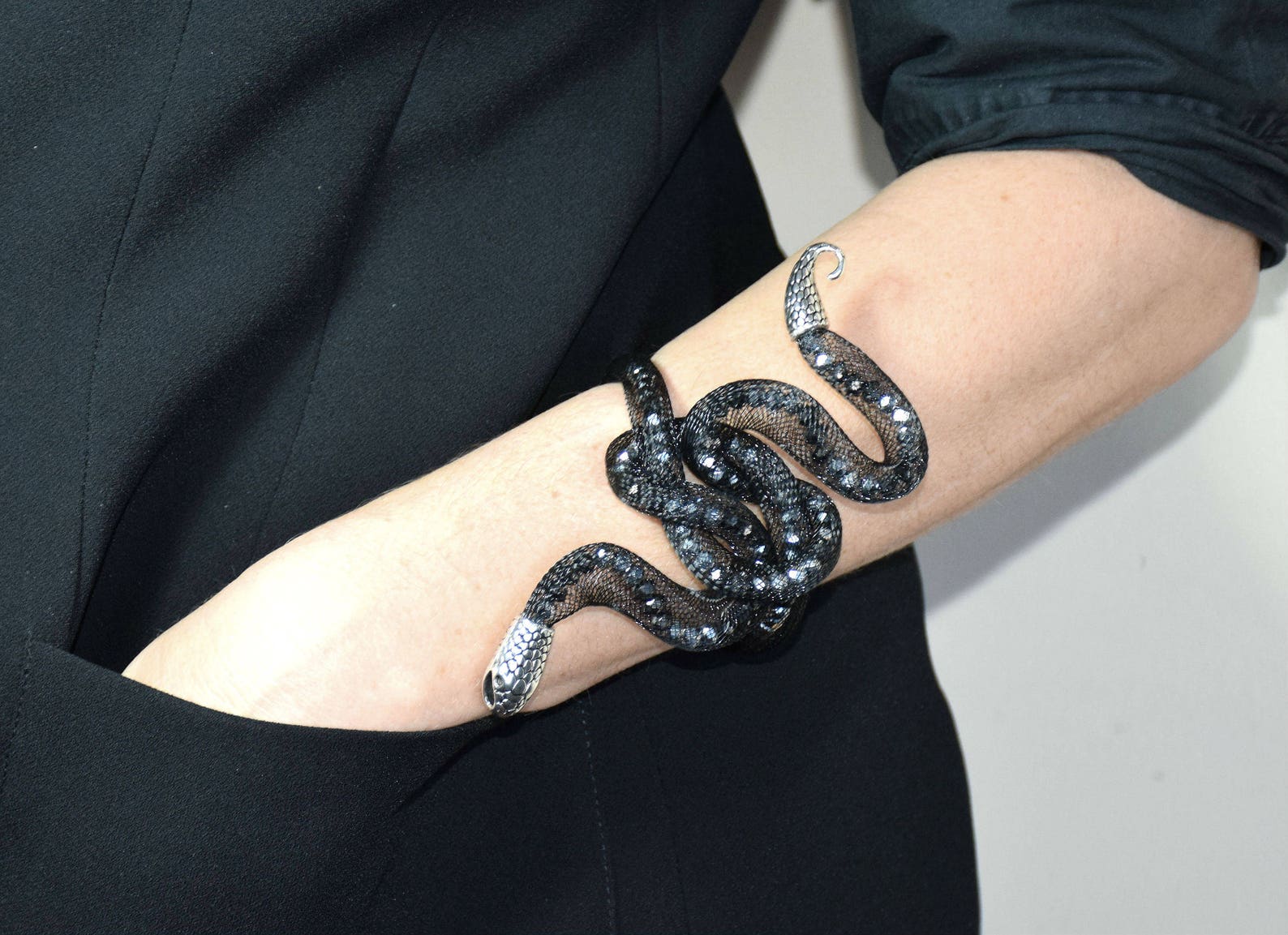 Snake Bracelet Cuff Beaded Wrap Bracelet Wrap Wristband Wrap | Etsy