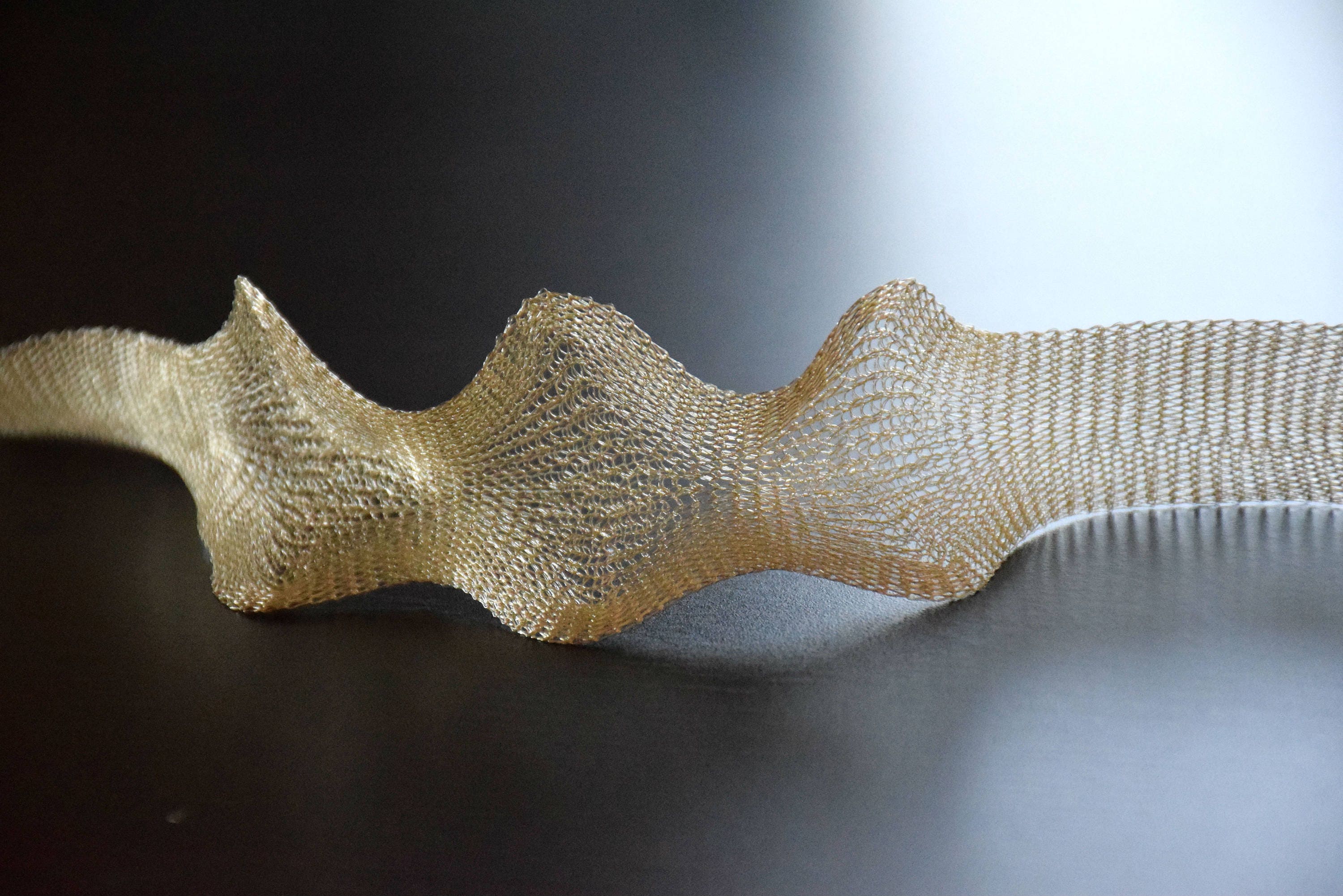 Titanium Tubular Ecru Mesh Ribbon Mesh Wire 20 Mm Titanium - Etsy