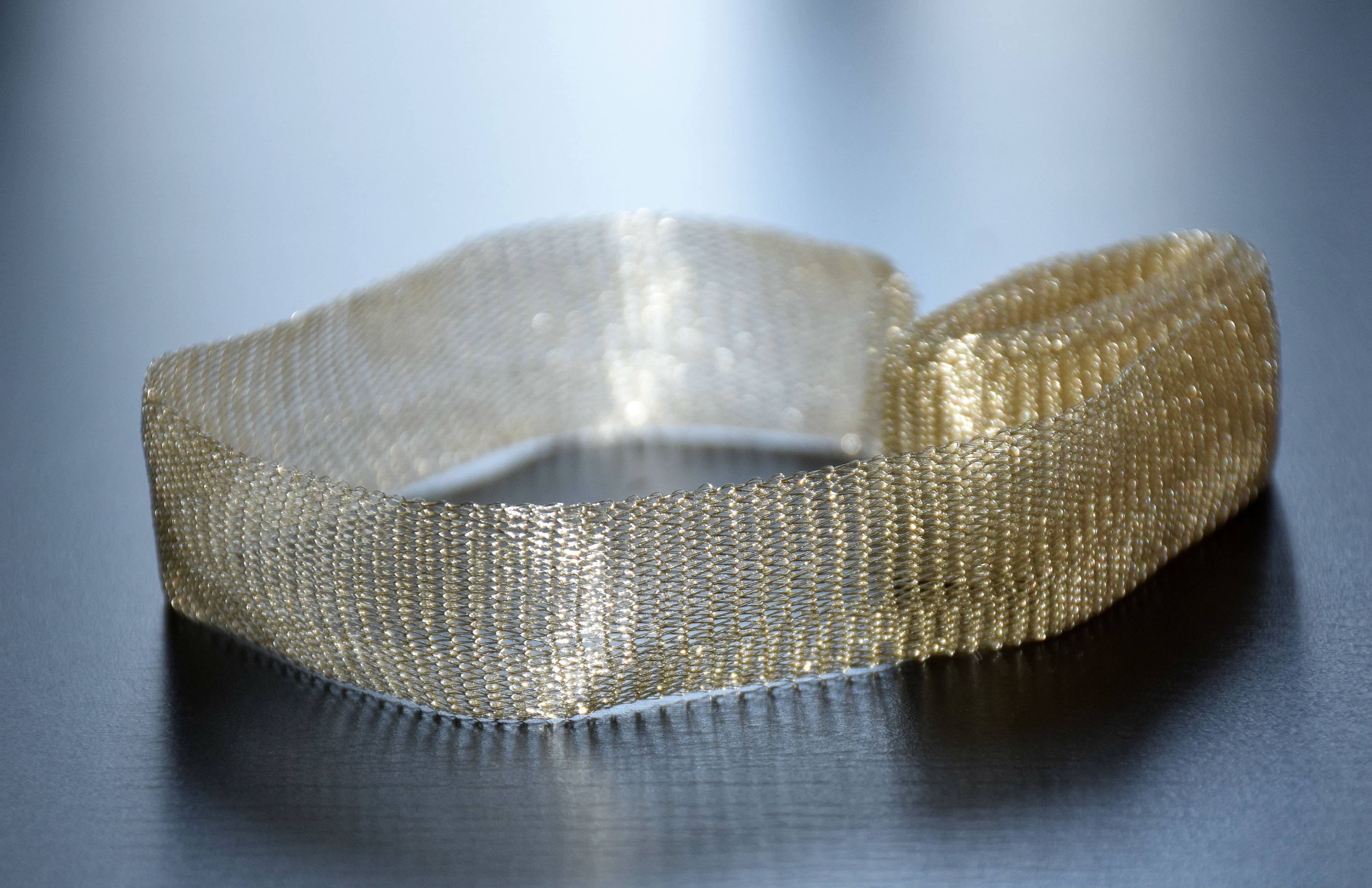 Titanium Tubular Ecru Mesh Ribbon Mesh Wire 20 Mm Titanium - Etsy