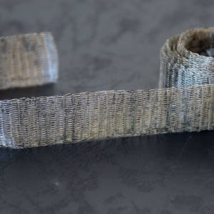 Titanium Tubular Mesh Ribbon Mesh Wire Titanium Mesh Wire Lace Silver ...