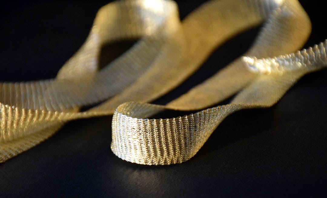 Titanium Tubular Mesh Ribbon Gold Mesh Wire Titanium Mesh Wire Lace ...