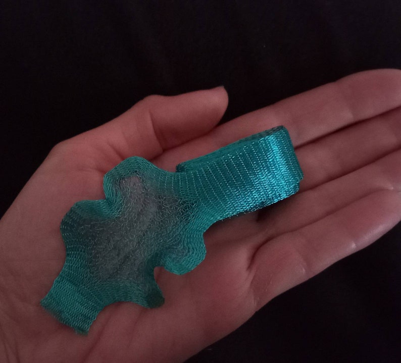 Mesh Ribbon Wire Lace Wire Mesh Ribbon Tubular Mesh Ribbon - Etsy