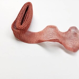 Titanium Tubular Mesh Ribbon Mesh Wire Terracotta Titanium - Etsy