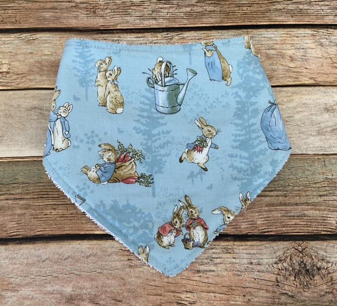 Peter Rabbit Baby Bib Bandana Baby Shower Nursery Gift - Etsy