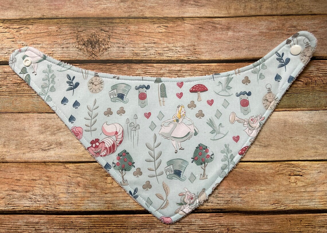 Alice in Wonderland Baby Bib Bandana First Birthday Photo Prop - Etsy