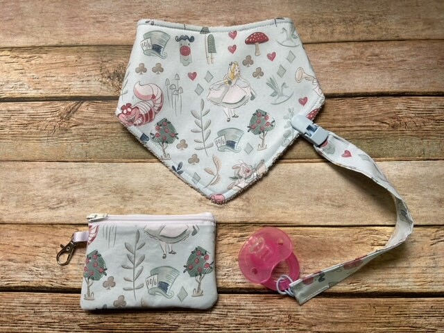 Alice in Wonderland Baby Bib Bandana First Birthday Photo Prop - Etsy