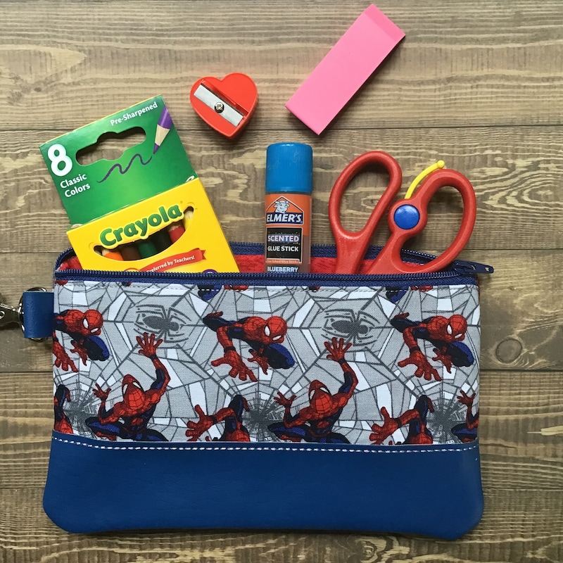 Spider Man Pencil Case - Etsy